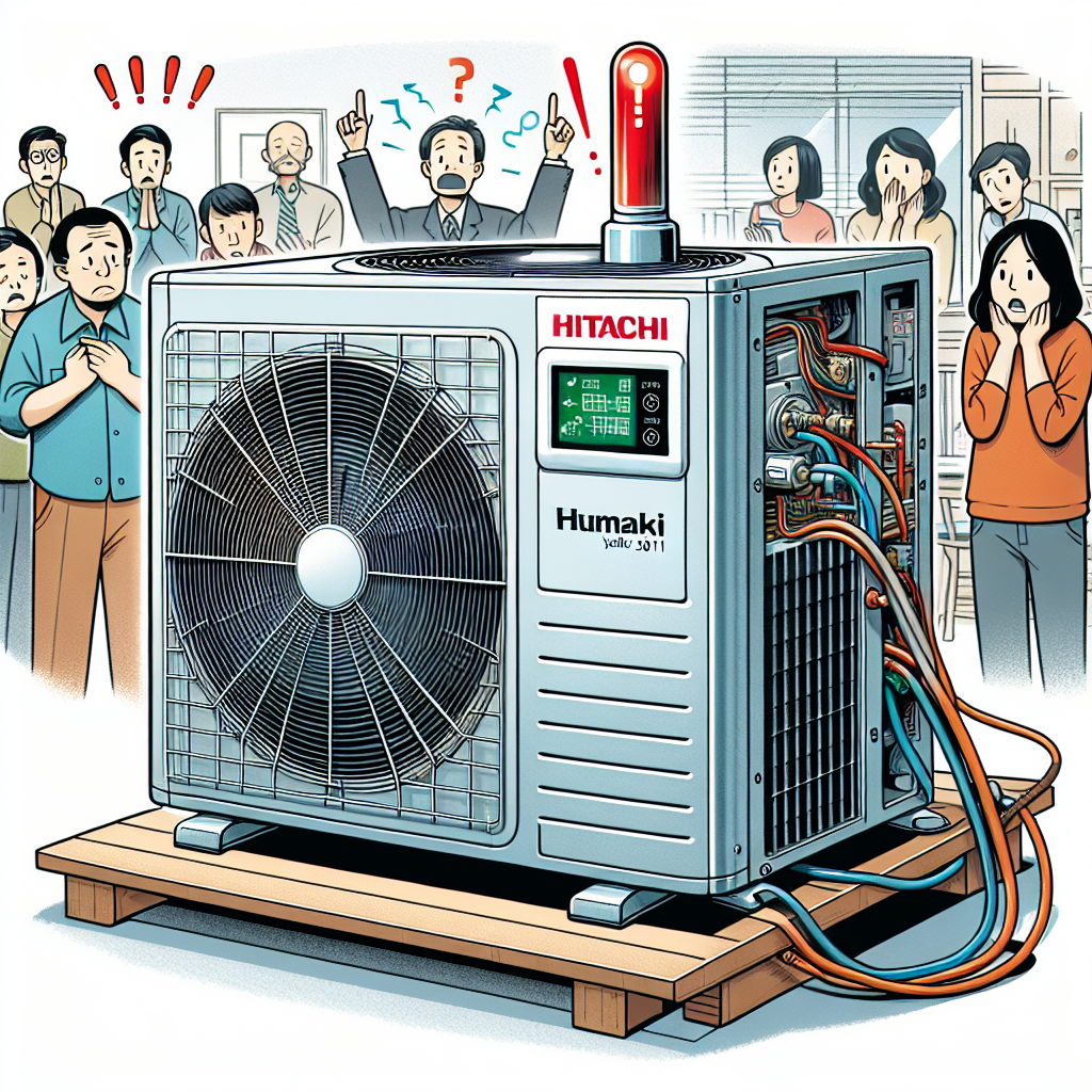 Waarom heeft mijn Hitachi Yutaki 2011 warmtepomp storing?